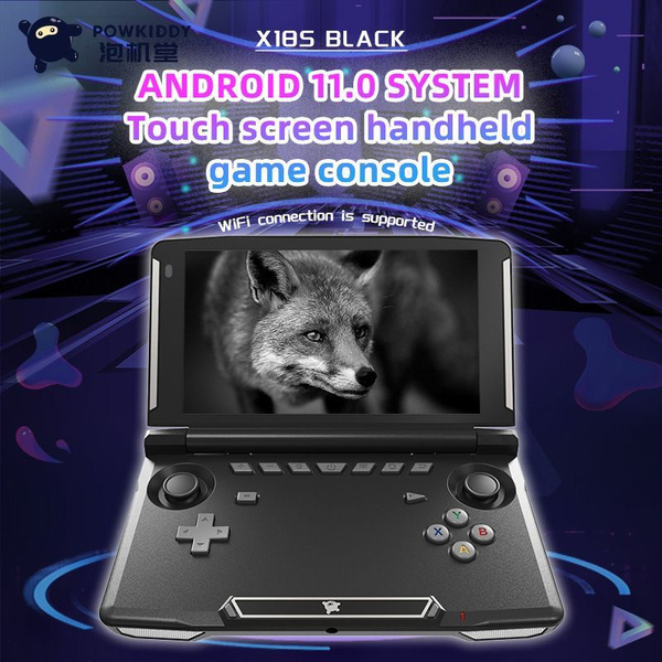 Новый Powkiddy X18s Black Android с консолью PSP DC / ONS / MD ...