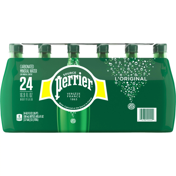 Минеральная газированная вода Perrier Lemon / Перье Лимон, 500 мл х 24 ...