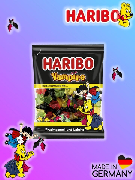 Жевательный мармелад Haribo Vampire / Харибо Вампиры 175 г (Германия ...