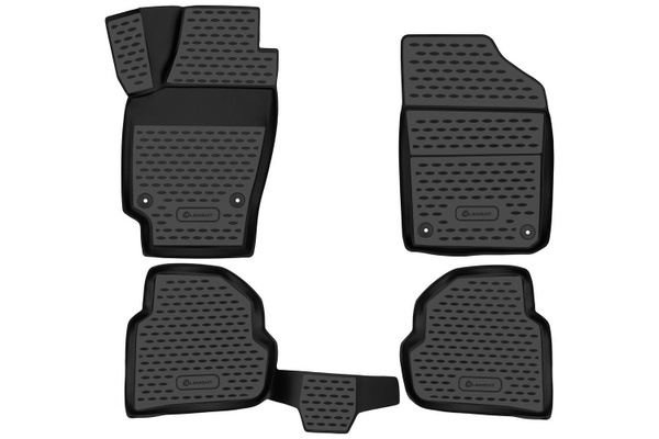 Коврики 3D в салон подходят для VW Polo (V, Vp) 2009-2020, 4 шт. седан ...