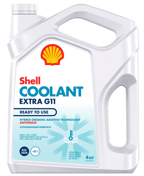 Характеристики Антифриз SHELL Coolant Extra G11 Ready to Use канистра 4 ...