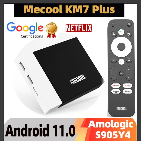 Медиаплеер Mecool KM7, RJ-45 Ethernet, HDMI, USB, черный, Android купить по низкой цене с ...
