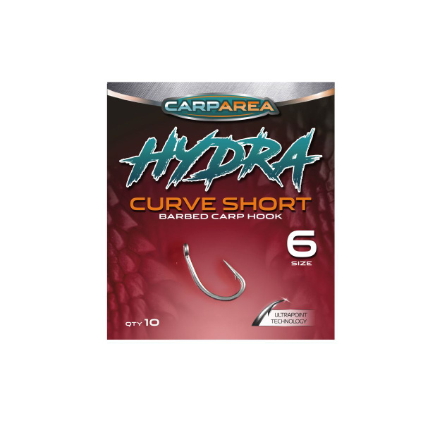 Крючки карповые CARPAREA HYDRA Curve Short №6 - купить с доставкой по выгодным ценам в интернет ...