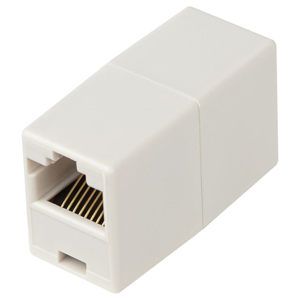 Проходной адаптер ЭРА тип RJ45-RJ45 категория 5е неэкранированный ...