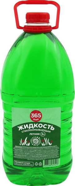 Стеклоомывающая жидкость летняя 365 ДНЕЙ, 3л - купить с доставкой по ...
