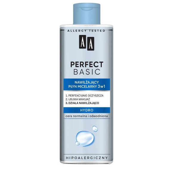 AA Мицеллярная вода PERFECT BASIC Увлажняющая 3 в 1, 200 мл - купить с ...