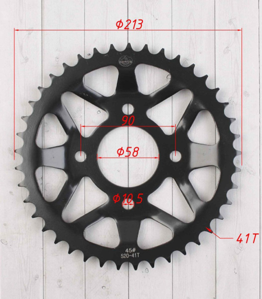 Венец, звезда ведомая тарелочка d-58 (520-41) KAYO K1-2 T1 T2 (с 2014 г ...