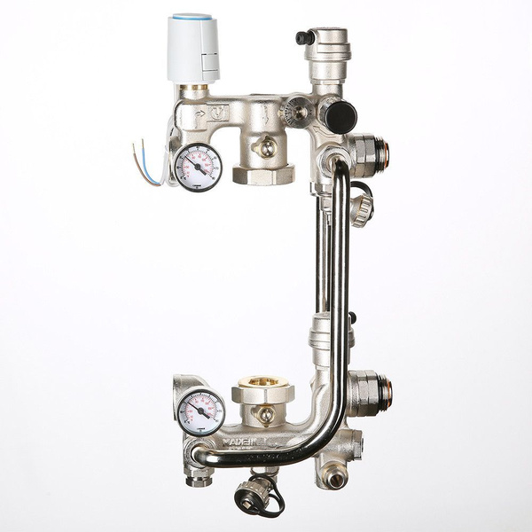 Насосно-смесительный узел Valtec VT.COMBI.S.180 (без насоса) - купить в интернет-магазине OZON ...