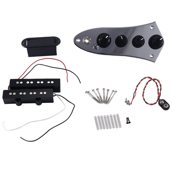 5 Jazz JB-08 Bass Loaded Control Plate Универсальный Пластик+Металл Для ...