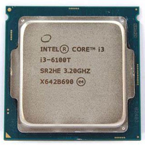 Процессор Intel Core i3 6-го поколения, BOX (без кулера), 2 яд., 3.2 ...