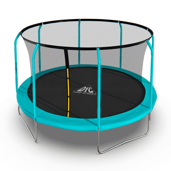 Характеристики Каркасный батут с защитной сеткой DFC JUMP STREET 14ft ...