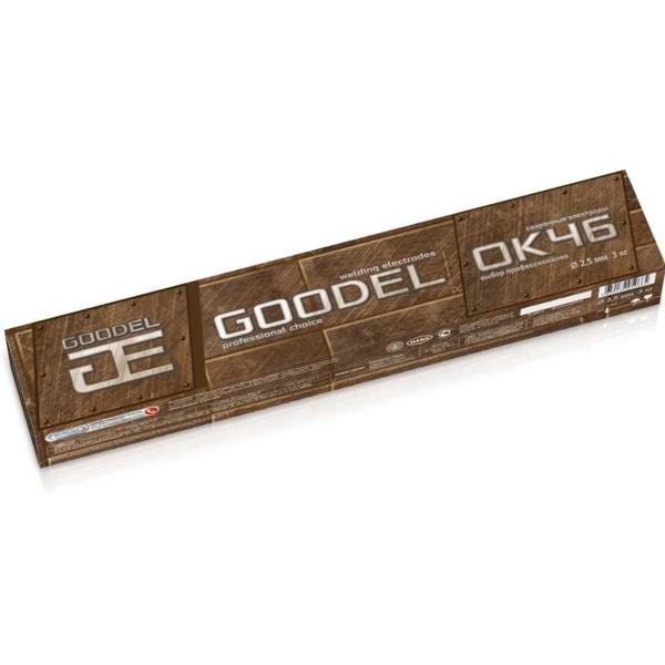 Электроды Goodel, ОК-46, 2.5х350 мм, ( Пач 3 кг ) - купить с доставкой ...