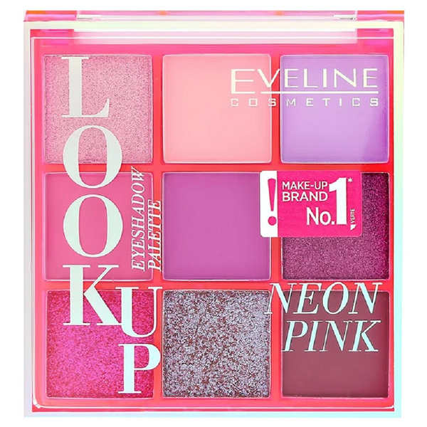 Eveline Cosmetics Тени для век палетка яркая Neon Pink - купить с ...