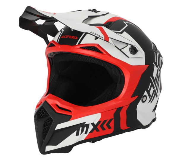 Acerbis Шлем PROFILE 5 22-06 White/Red XXL - купить с доставкой по ...