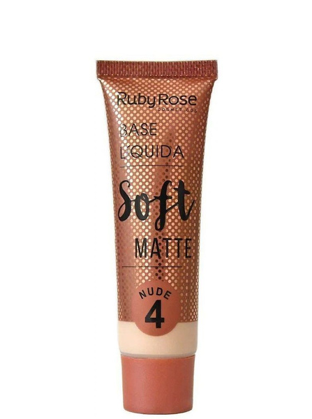 Ruby Rose, Тональная основа Soft Matte, Bege тон 4 - купить с доставкой по выгодным ценам в ...