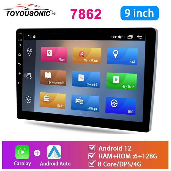 TOYOUSONIC Автомагнитола, диагональ: 9", 2 DIN, 6ГБ/128ГБ купить на OZON по низкой цене (1137298961)