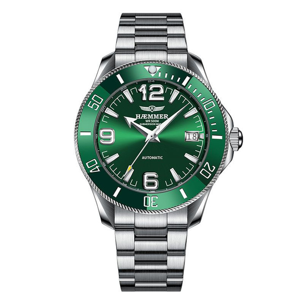 Haemmer Часы наручные Механические haemmer kelpie 5008,зеленый - купить ...