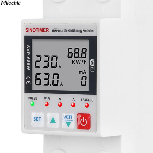 TUYA WiFi Защита от утечки на землю Релейное устройство Выключатель ...