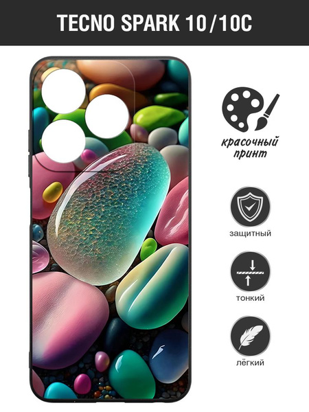 Силиконовый чехол для Tecno Spark 10 Tecno Spark 10c Техно Спарк 10 Техно Спарк 10С Df Tcase 19