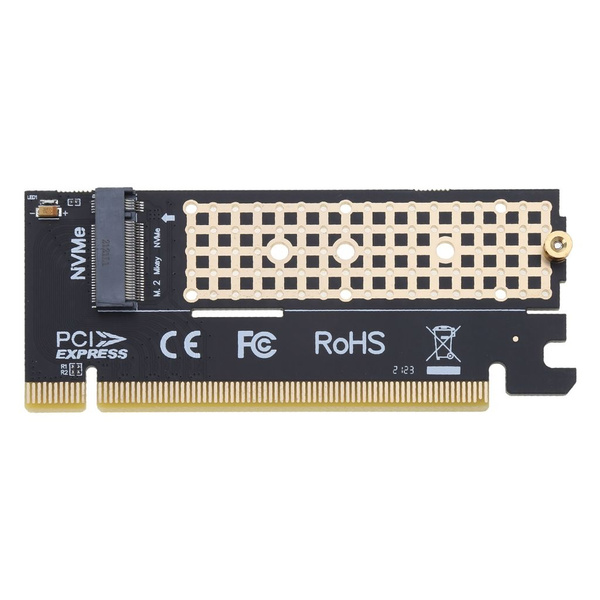 Карта адаптера M2-PCIE x16 Конвертер Pci-e m2 Riser NVMe SSD-адаптер M ...