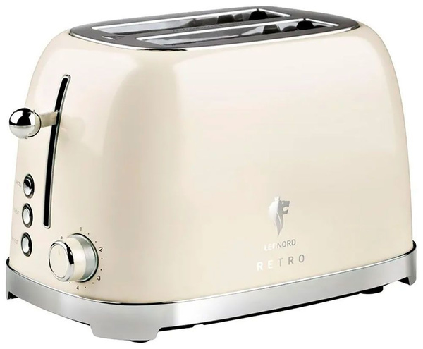 Тостер Leonord LE-1901/1 RETRO, бежевый (105837) купить на OZON по низкой цене (1196835185)