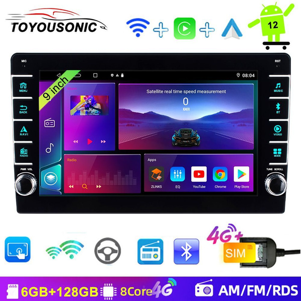 TOYOUSONIC Автомагнитола, диагональ: 9", 2 DIN, 6ГБ/128ГБ купить на OZON по низкой цене (1200192270)