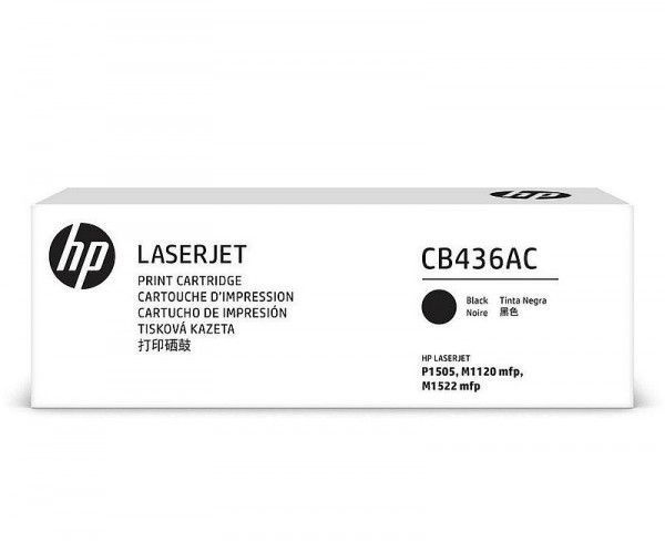Расходник для печати HP CapInk_CB436AС, Черный (black), для лазерного ...