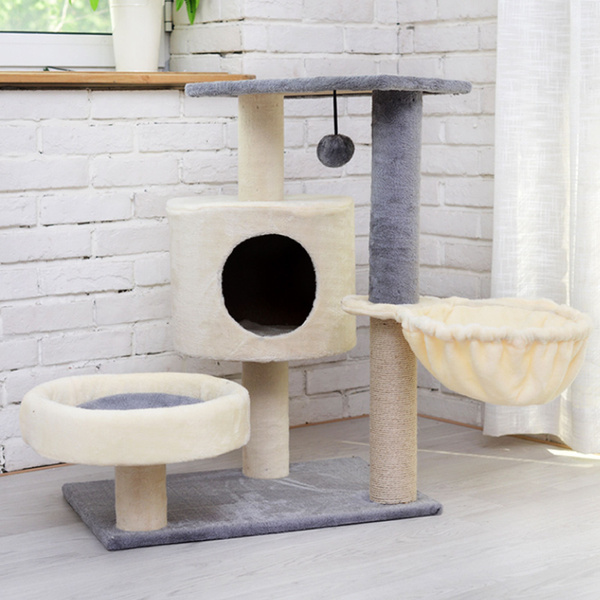 Когтеточка столбик для кошек Unipaw уютный когтеточки и игровые