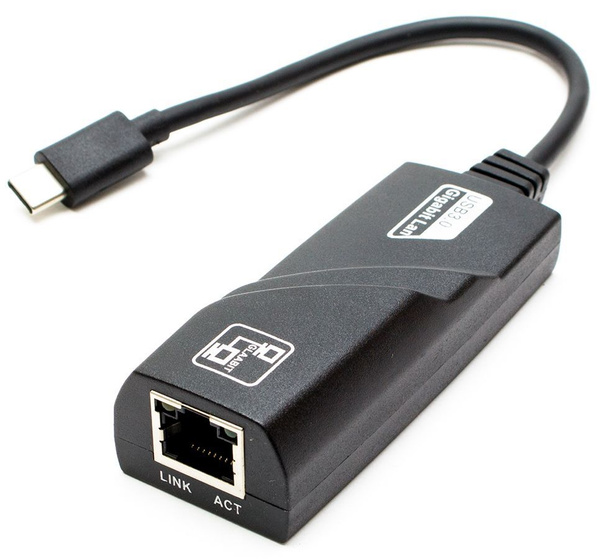 Сетевая карта Ethernet-адаптер Type-C на RJ45 10/100/1000 Мбит - купить ...