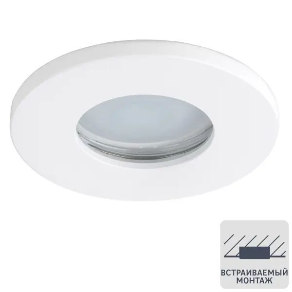 Светильник точечный встраиваемый влагозащищенный Elektrostandard GU10 ...