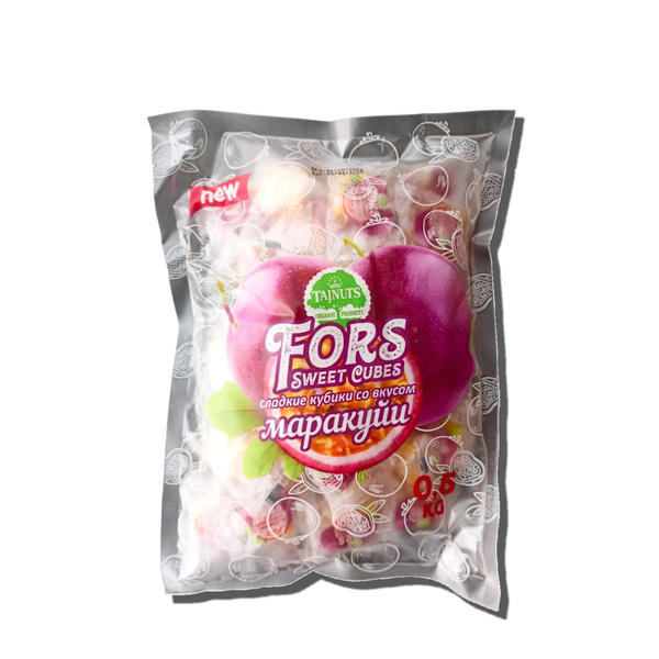 Сладкие кубики со вкусом маракуйи, "TAJNUTS", 500гр - купить с ...