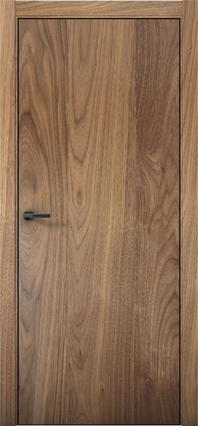 Дверь межкомнатная aurum doors Плутоний 1 Орех Пекан AL Black Edition ...
