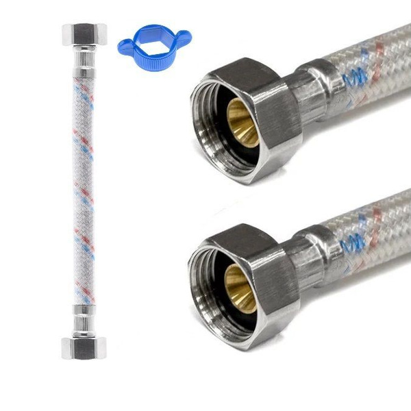 Гибкая подводка 1/2" 1/2" - купить по выгодной цене в интернет-магазине ...