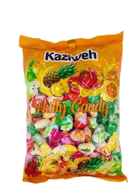Фруктовая карамель с начинкой Nutty candy Kaziweh 1 кг - купить с ...