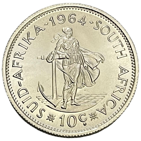 Южная Африка (ЮАР) 10 центов 1964 г. - купить в интернет-магазине OZON с быстрой доставкой ...
