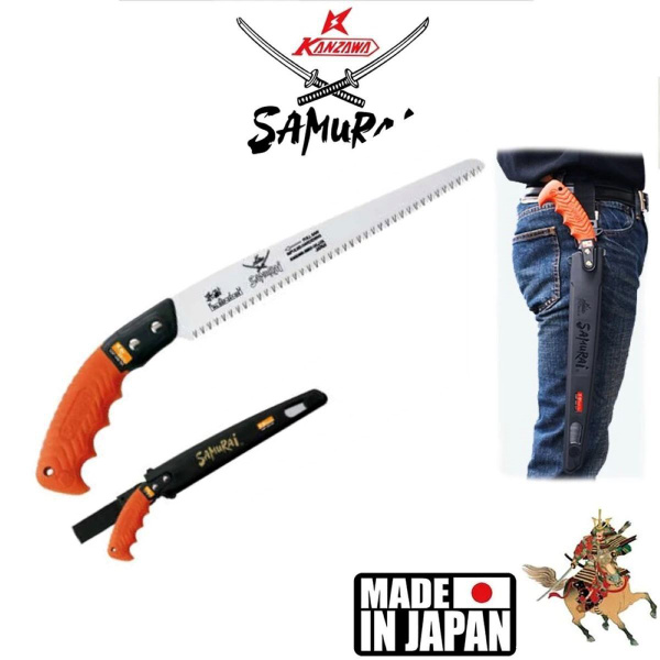 SAMURAI, Япония. ПИЛА садовая ручная для обрезки деревьев, в чехле с ...