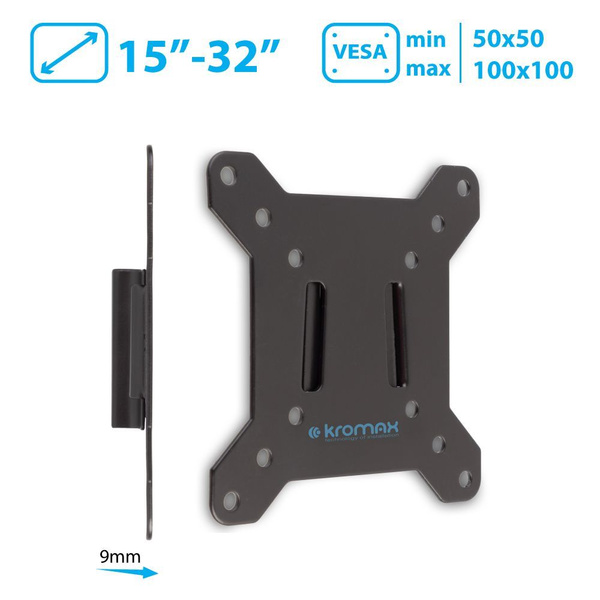 Кронштейн для телевизора настенный фиксированный Kromax VEGA-3 / до 32 ...