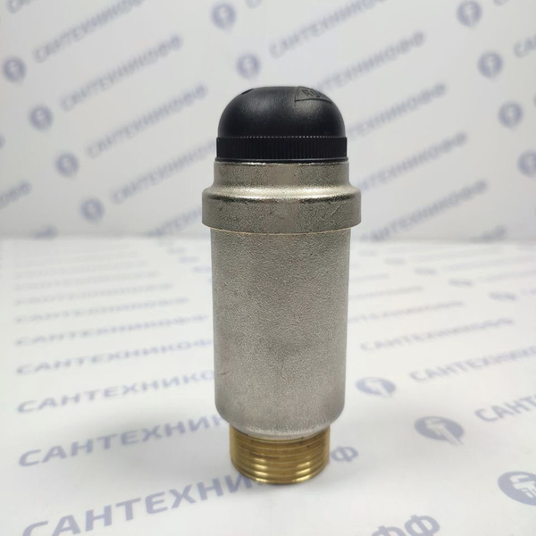 Воздухоотводчик-дегазатор RBM Vasa HP автоматический, 1" никелированный ...