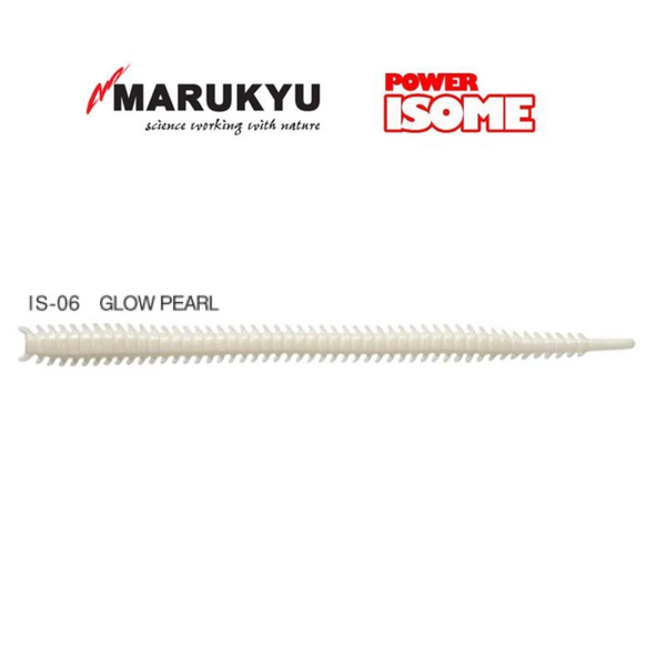 Силиконовые приманки Marukyu Power Isome L IS-06 Glow Pearl - купить по ...