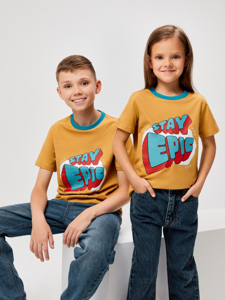 Футболка Acoola, размер 146, цвет оранжевый, хлопок 100% - купить по выгодной цене в интернет ...