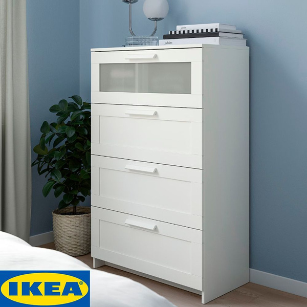 Комод IKEA ИКЕА БРИМНЭС, 78x46x124 см, 4 ящ. - купить по выгодной цене ...