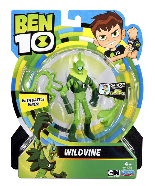 Фигурка подвижная 12 см, Бен 10 ЛОЗА, Ben 10 Wildvine - купить с ...