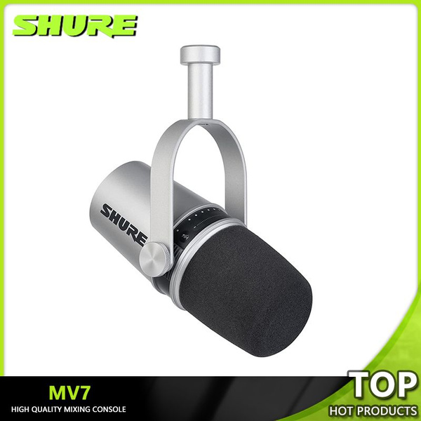 Микрофон универсальный Shure -MV7-- - купить по выгодной цене в ...