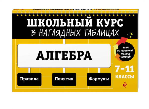 Алгебра. 7-11 классы. Школьный курс в наглядных таблицах - купить с ...