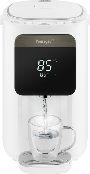 Термопот Weissgauff WWT 5010 Touch DWx, 5 литров, накопительный нагрев, функции повторного ...