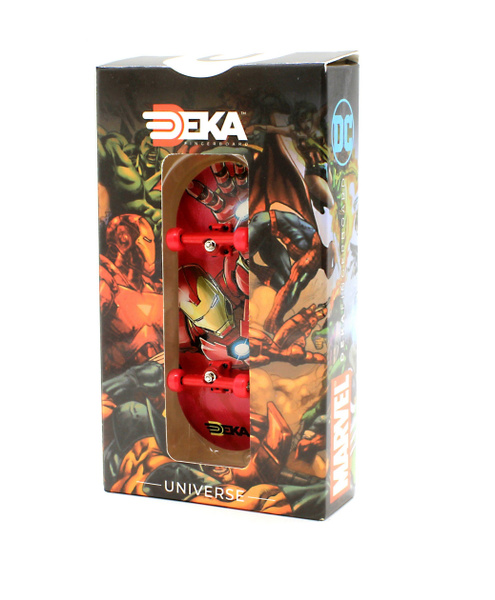 Фингерборд DEKA 32 мм Marvel Железный человек - купить с доставкой по ...