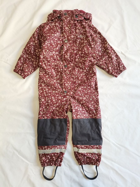 Дождевик Девочки, Мальчики KULING Светоотражающие элементы глубокий пурпурно-розовый с отворотом ...