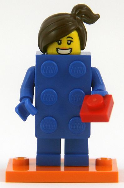 Минифигурка LEGO Brick Suit Girl col18-3 71021 Серия 18 - купить с ...