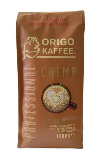 Кофе в зернах ORIGO Kaffe Professional Barista Crema, 1000 гр. купить ...