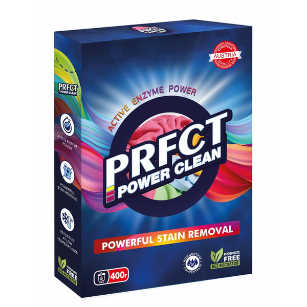 Стиральный порошок PRFCT Power Clean, 400г - купить с доставкой по ...